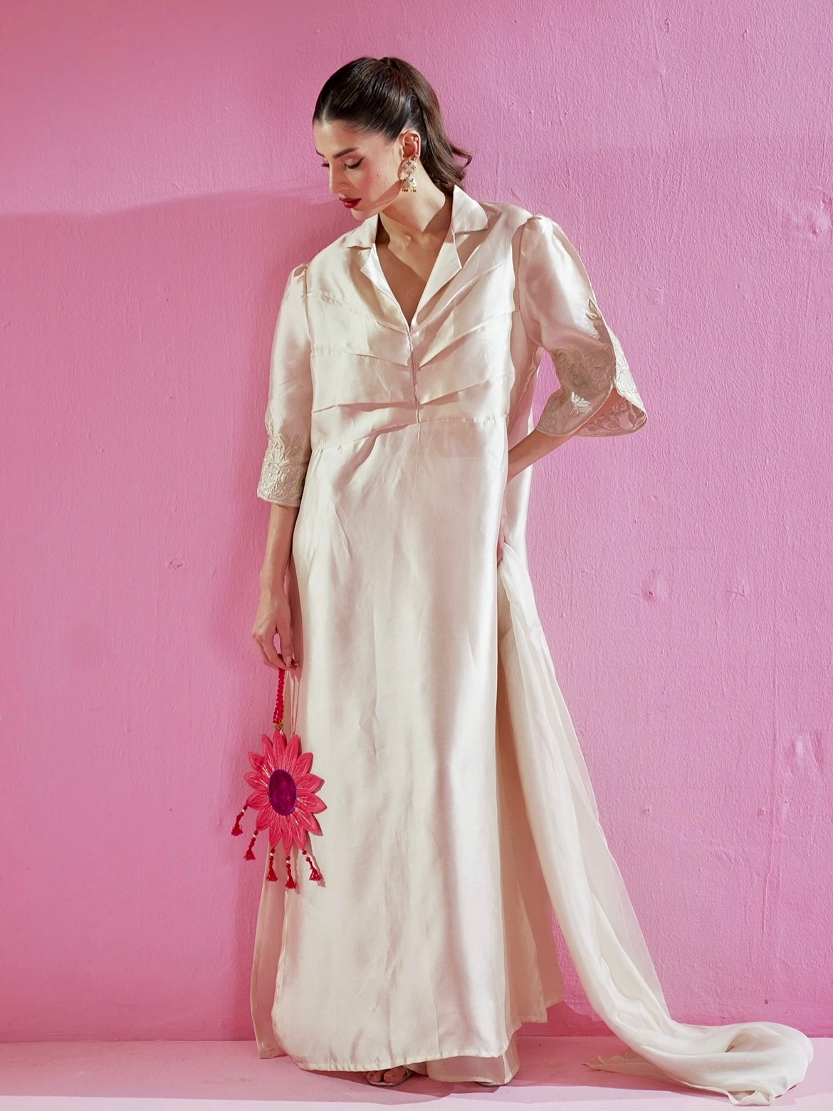 Ivory Haze Summer 25 – Sheesha Silk 3-Piece Ivory Outfit | SZ
